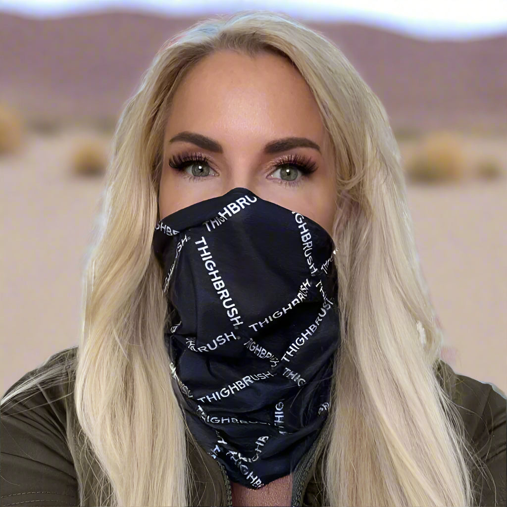THIGHBRUSH® - X MARKS THE SPOT - Gaiter Style Face Mask